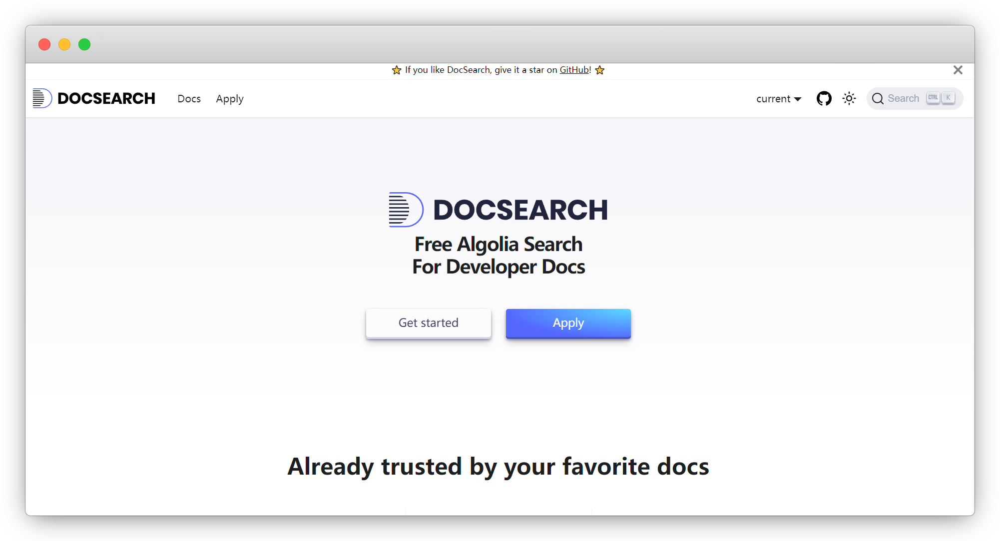 DocSearch | VuePress