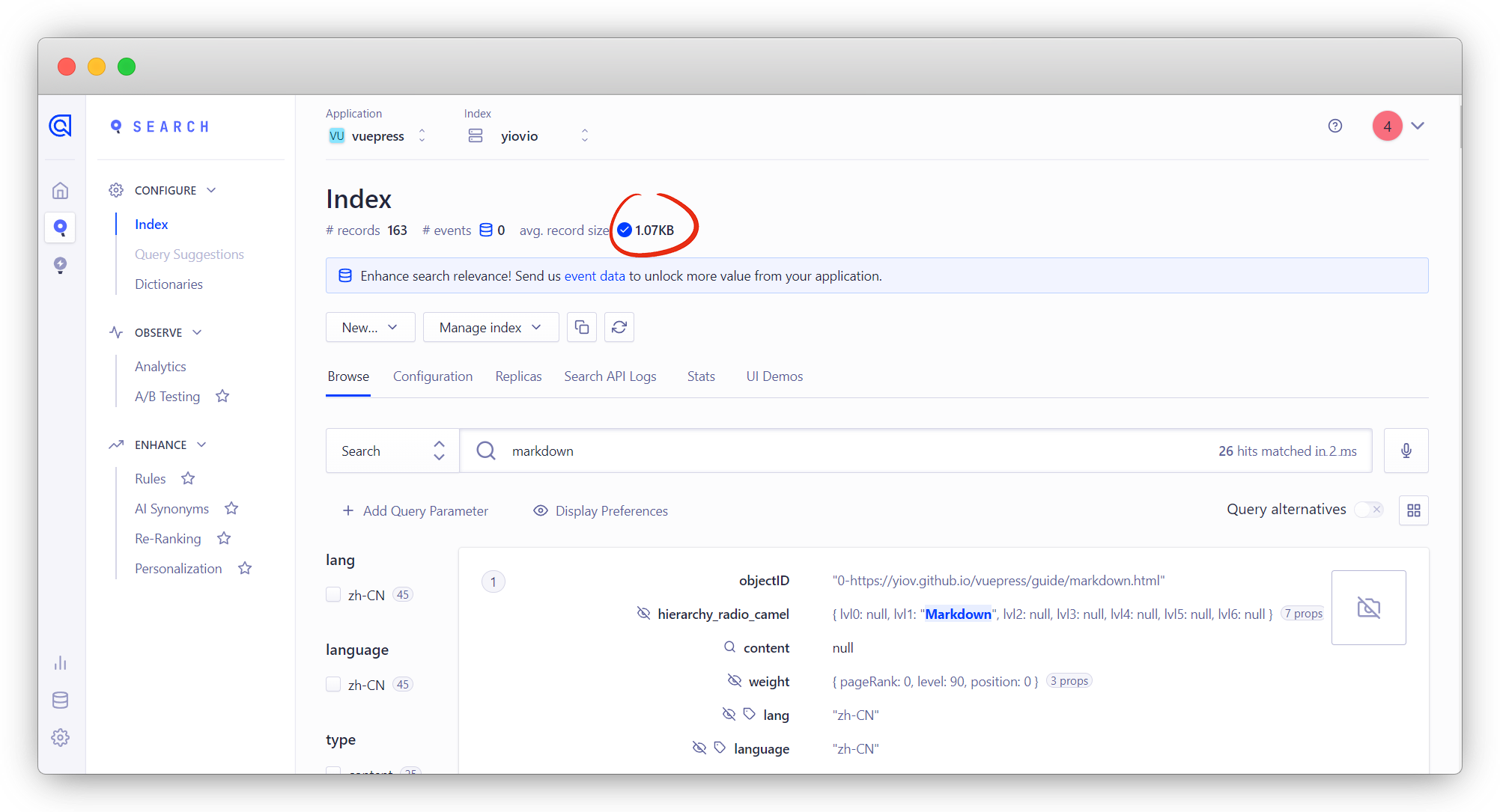 DocSearch | VuePress